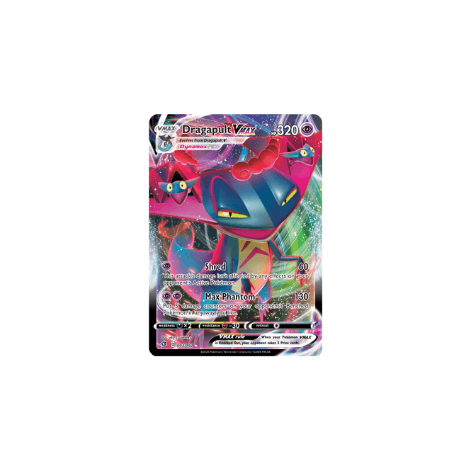 Dragapult VMAX : SWORD AND SHIELD - REBEL CLASH 093/192 - Pokemon Single Card