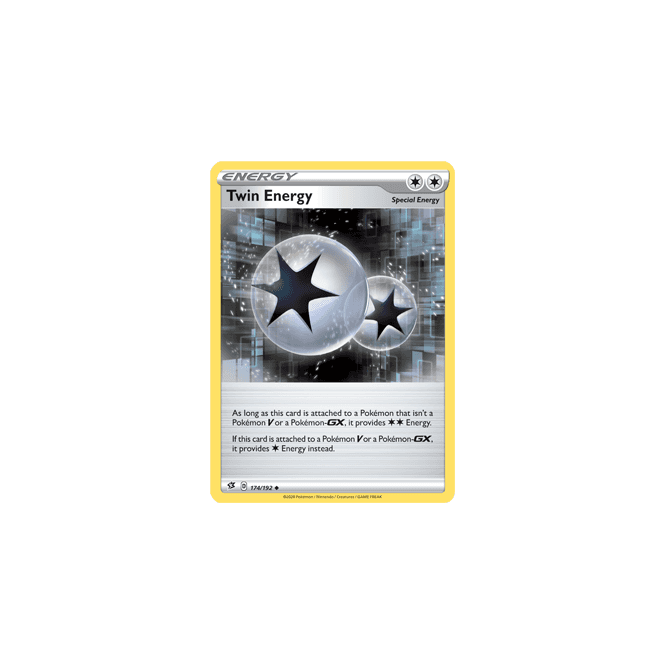 Twin Energy : SWORD AND SHIELD - REBEL CLASH 174/192 - Pokemon Single Card