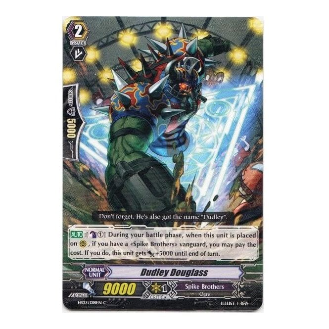 Cardfight!! Vanguard Card EB03-018EN - Dudley Douglass