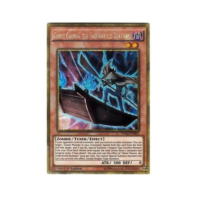 Yu-Gi-Oh! Card PGL2-EN005 Ghost Charon, the Underworld Boatman (Gold ...