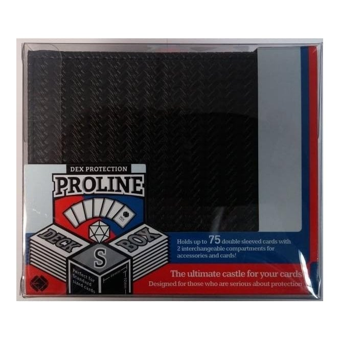 DEX Protection Proline Deck Box Small : Black | Chaos Cards