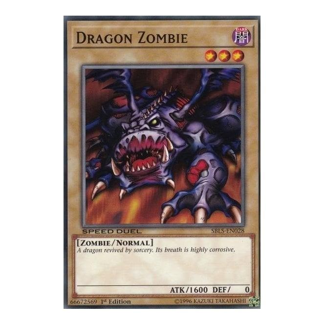 Yu-Gi-Oh! Card SBLS-EN028 Dragon Zombie | Chaos Cards