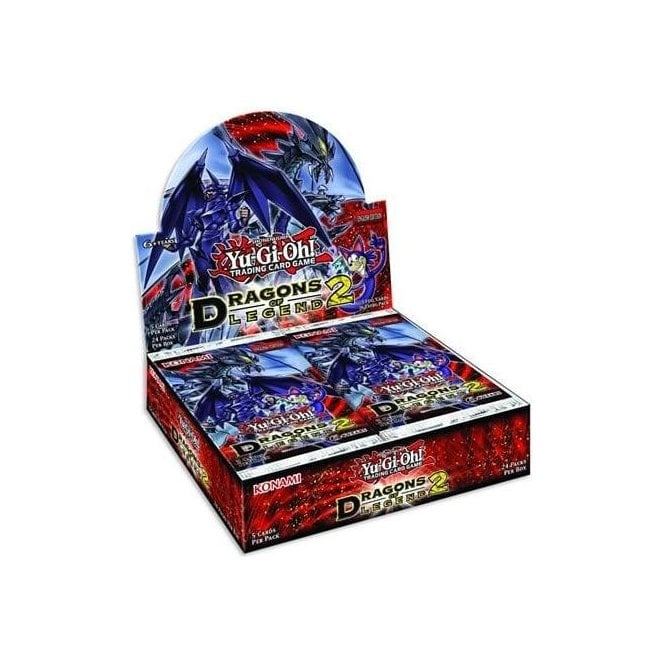 Yu-Gi-Oh! Sealed Booster BOX (24 packs) - Dragons of Legend 2 (1st Edition) | Chaos Cards