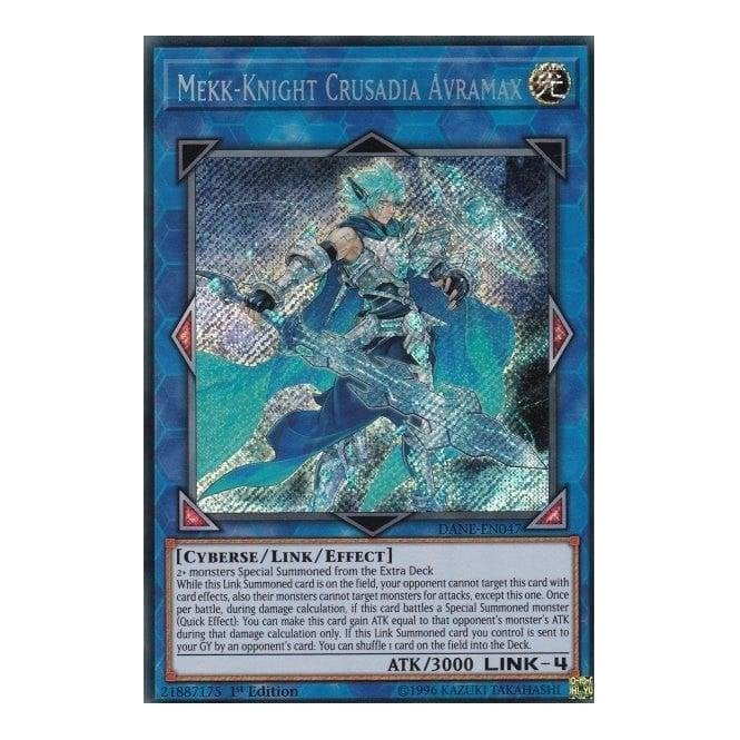 Yu-Gi-Oh! Card DANE-EN047 Mekk-Knight Crusadia Avramax (Secret Rare ...