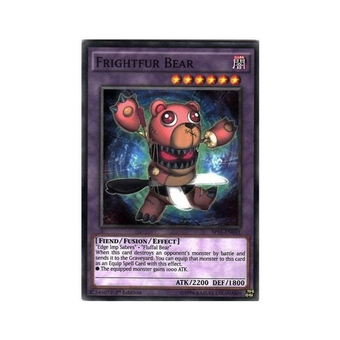Yu-Gi-Oh! Card SP15-EN031 Frightfur Bear (Shatterfoil Rare) | Chaos Cards