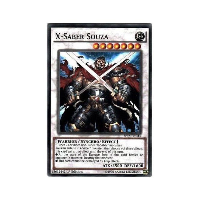 Yu-Gi-Oh! Card SP15-EN033 X-Saber Souza (Common) | Chaos Cards