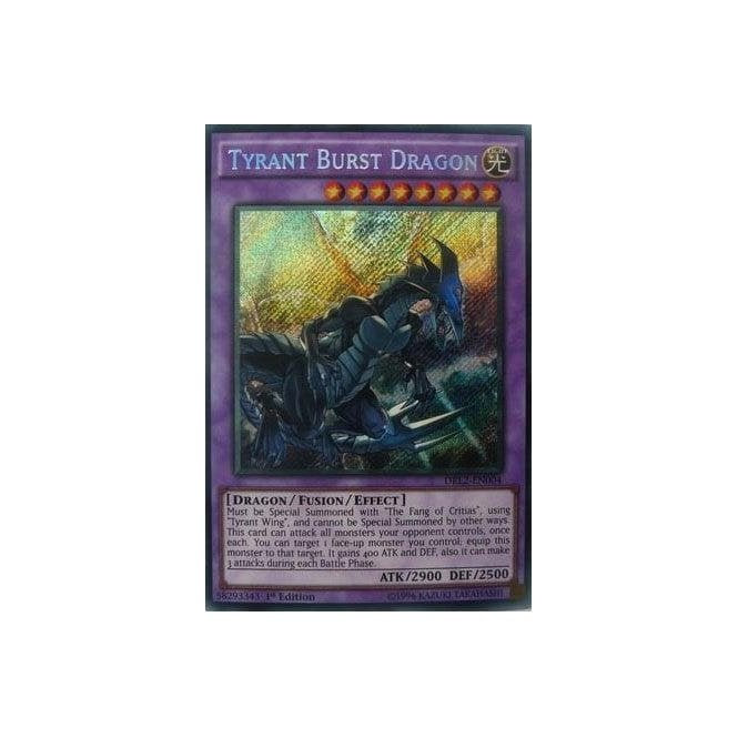 Yu-Gi-Oh! Card DRL2-EN004 Tyrant Burst Dragon (Secret Rare) | Chaos Cards