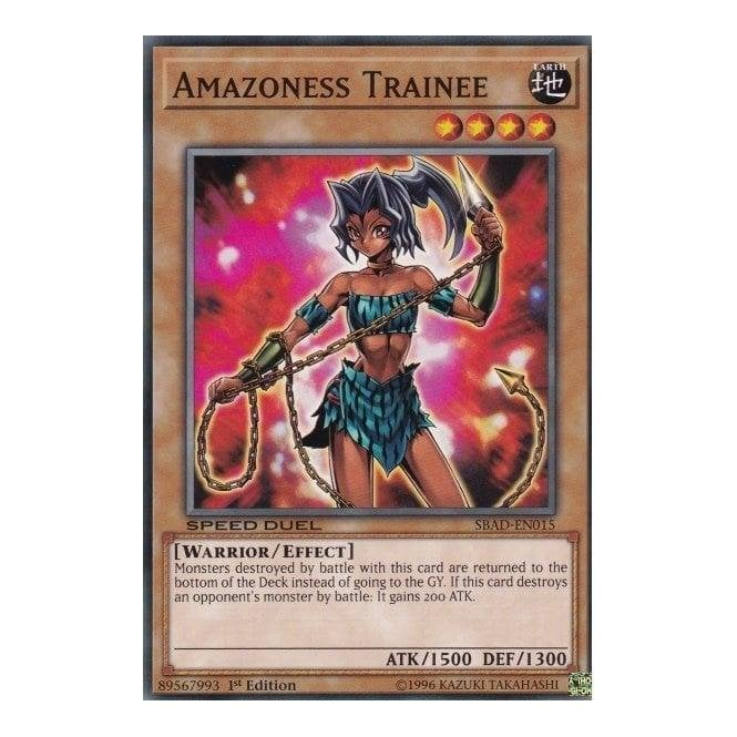 Yu-Gi-Oh! Card SBAD-EN015 Amazoness Trainee (Common) | Chaos Cards