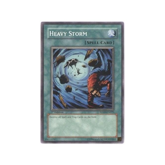Yu-Gi-Oh! Card SD09-EN025 Heavy Storm (Common) | Chaos Cards
