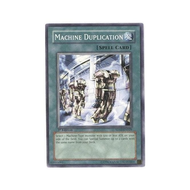 Yu-Gi-Oh! Card SD10-EN029 Machine Duplication (Common) | Chaos Cards