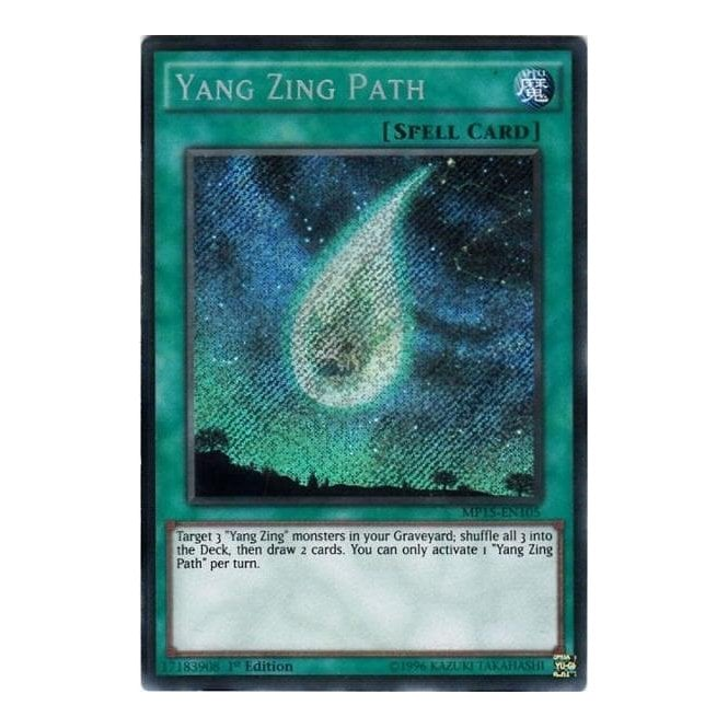 Yu-Gi-Oh! Card MP15-EN105 Yang Zing Path (Secret Rare) | Chaos Cards