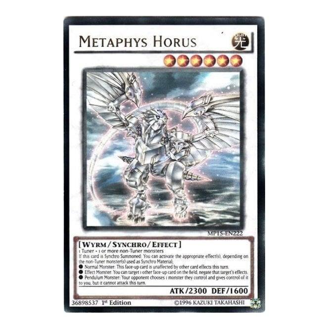 Yu-Gi-Oh! Card MP15-EN222 Metaphys Horus (Ultra Rare) | Chaos Cards