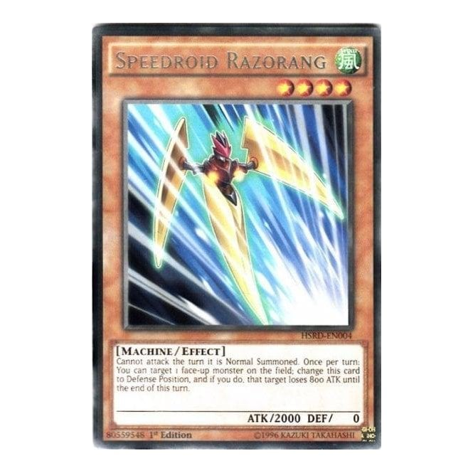 Yu-Gi-Oh! Card HSRD-EN004 Speedroid Razorang (Rare) | Chaos Cards