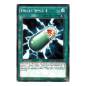 Yu-Gi-Oh! Card YGLD-ENC33 Tricky Spell 4 (Common) | Chaos Cards