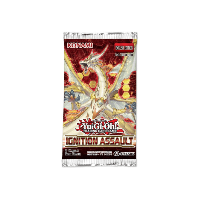 Yu-Gi-Oh! Sealed Booster Pack (9 Cards) - Ignition Assault (1st Edition ...