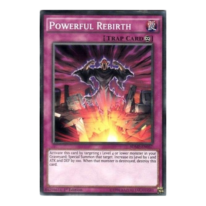 Yu-Gi-Oh! Card SDMP-EN037 Powerful Rebirth (Common) | Chaos Cards