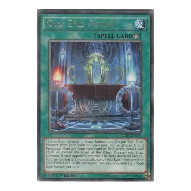 Yu Gi Oh Card Bosh En066 Odd Eyes Advent Rare Chaos Cards
