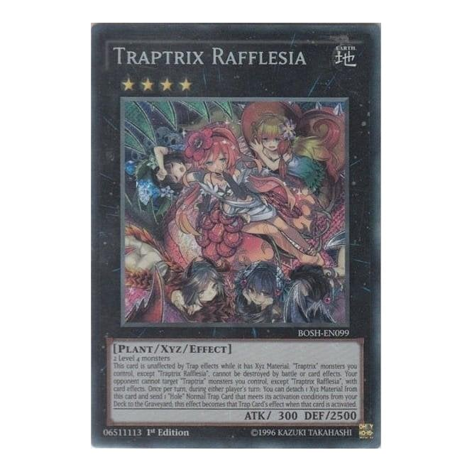 Yu-Gi-Oh! Card BOSH-EN099 Traptrix Rafflesia (Secret Rare) | Chaos Cards