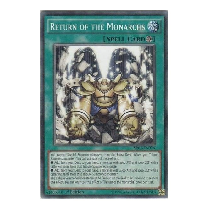 Yu Gi Oh Card Sr01 En026 Return Of The Monarchs Common Chaos Cards