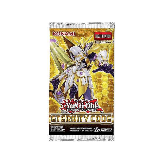 Yu-Gi-Oh! Sealed Booster Pack (9 Cards) - Eternity Code (1st Edition) | Chaos Cards