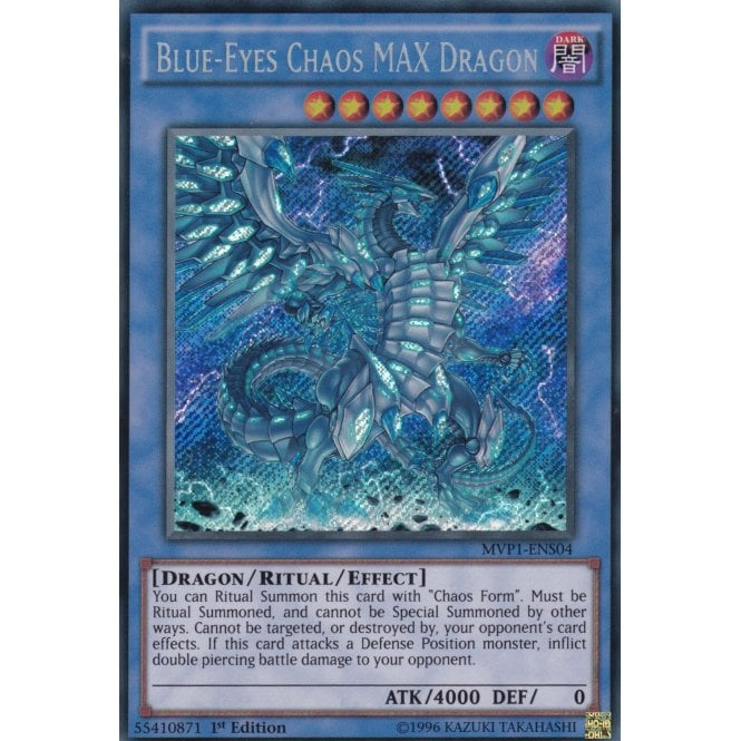 Yu-Gi-Oh! Single Card MVP1-ENS04 Blue-Eyes Chaos MAX Dragon (Secret Rare) | Chaos Cards