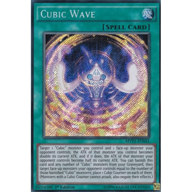 Yu-Gi-Oh! Single Card MVP1-ENS42 Cubic Wave (Secret Rare) | Chaos Cards
