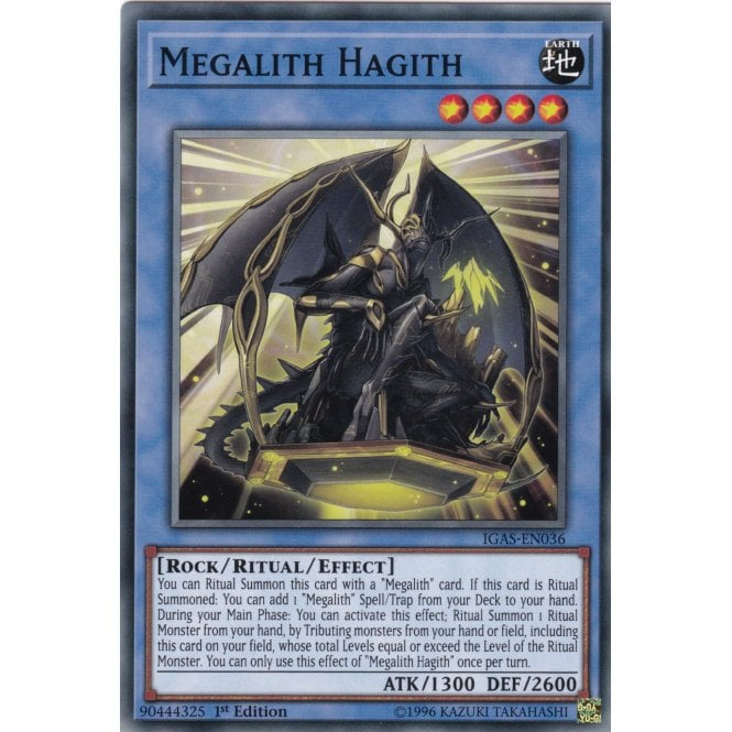 Yu-Gi-Oh! Single Card IGAS-EN036 Megalith Hagith (Common) | Chaos Cards