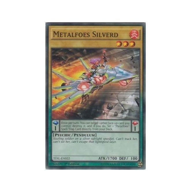 Yu-Gi-Oh! Card TDIL-EN022 Metalfoes Silverd (Common) | Chaos Cards