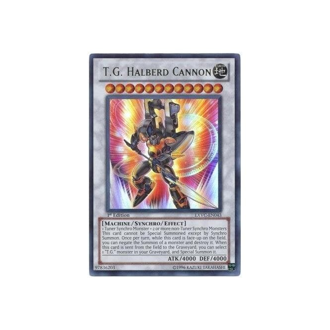 Yu-Gi-Oh! Card EXVC-EN043 T.G. Halberd Cannon (Ultra Rare) | Chaos Cards