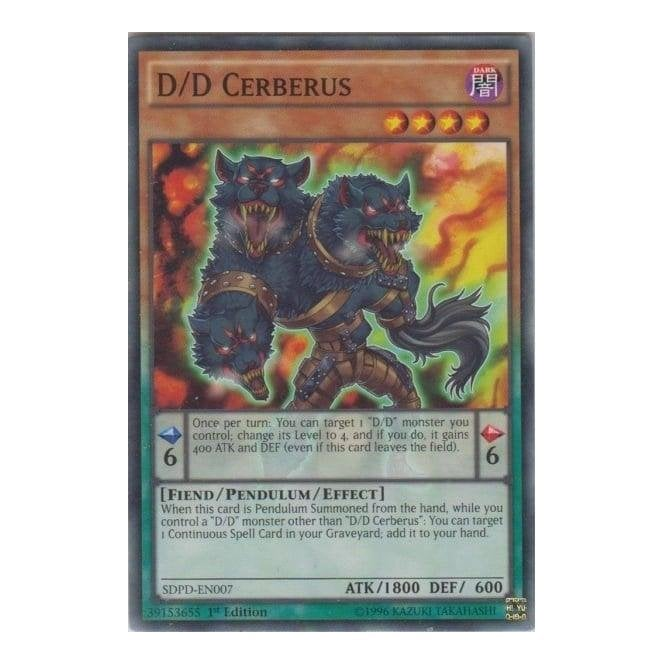 Yu-Gi-Oh! Card SDPD-EN007 D/D Cerberus (Common) | Chaos Cards
