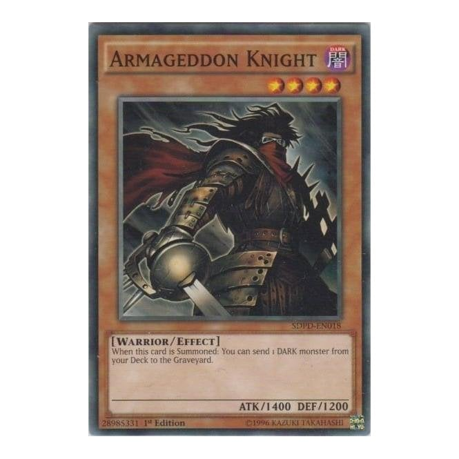Yu-Gi-Oh! Card SDPD-EN018 Armageddon Knight (Common) | Chaos Cards