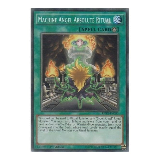 Yu-Gi-Oh! Card RATE-EN055 Machine Angel Absolute Ritual (Common ...