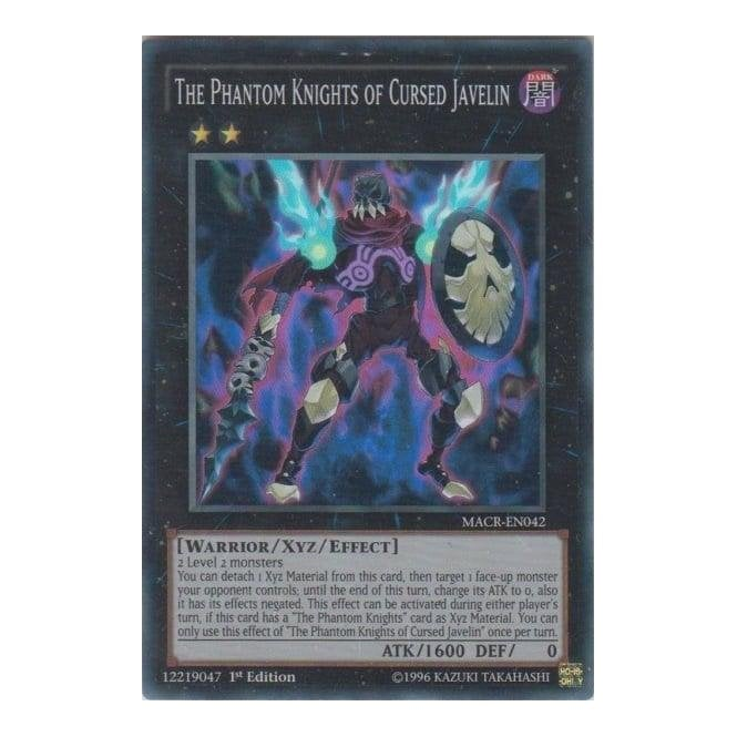 Yu Gi Oh Card Macr En042 The Phantom Knights Of Cursed Javelin Super