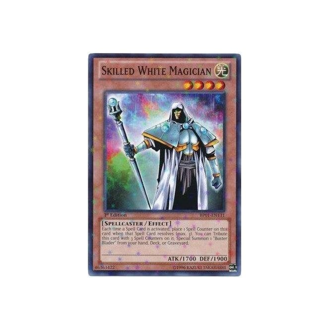 Yu-Gi-Oh! Card BP01-EN131 Skilled White Magician (Starfoil Rare ...