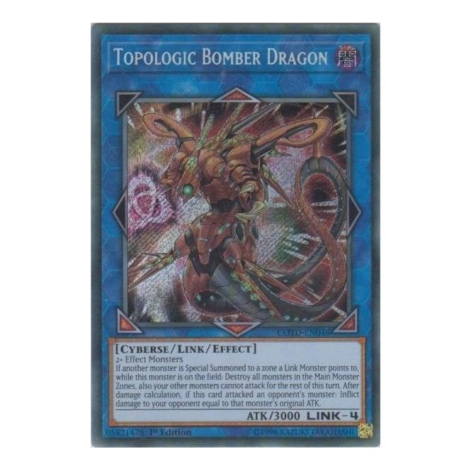 Yu-Gi-Oh! Card COTD-EN046 Topologic Bomber Dragon (Secret Rare) | Chaos ...