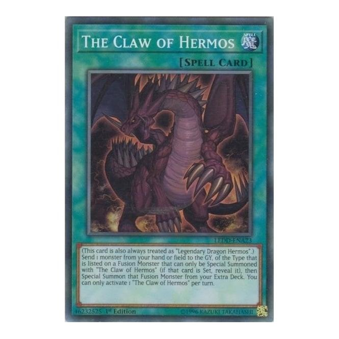 Yu-Gi-Oh! Card LEDD-ENA23 The Claw of Hermos (Common) | Chaos Cards