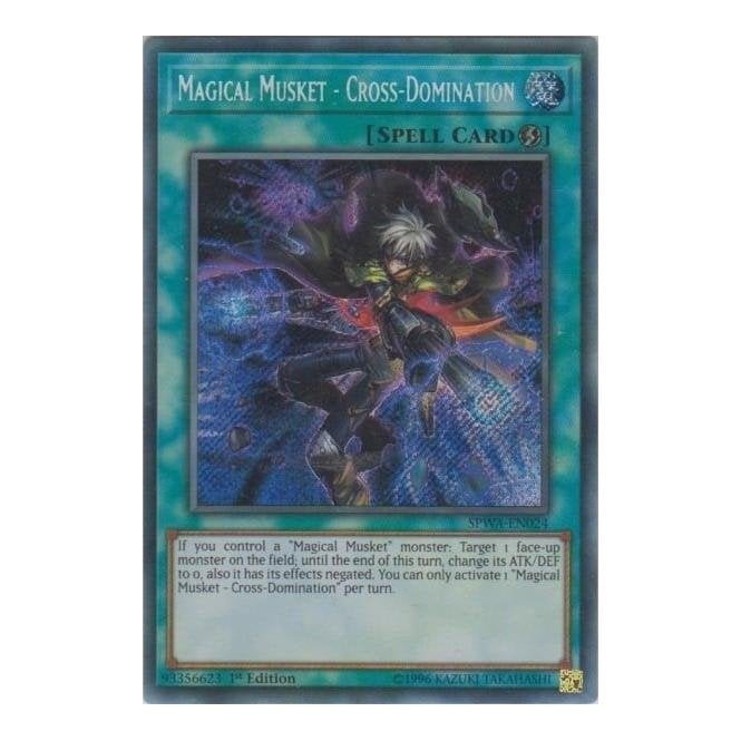 Yu-Gi-Oh! Card SPWA-EN024 Magical Musket - Cross-Domination (Secret Rare) | Chaos Cards
