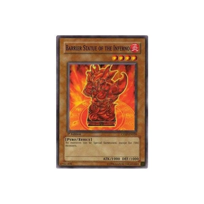 Yu-Gi-Oh! Card CDIP-EN020 Barrier Statue of the Inferno