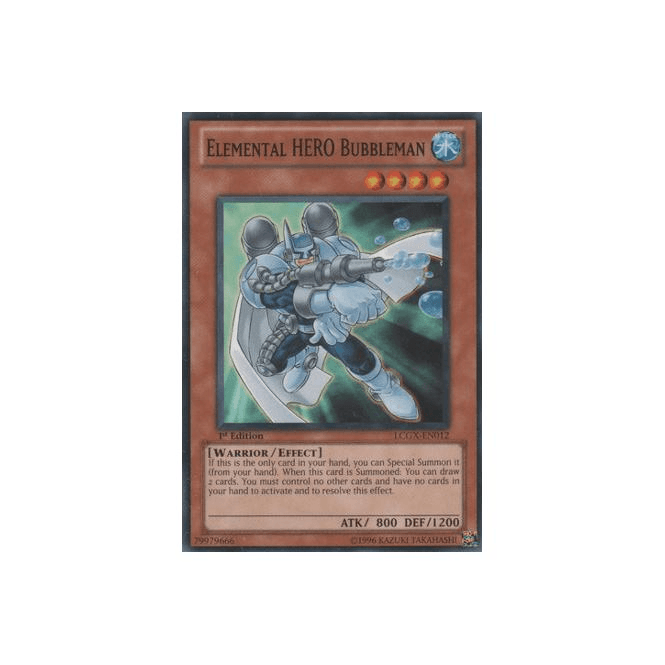 Yu-Gi-Oh! Card CRV-EN014 Elemental Hero Bubbleman (Ultimate Rare)