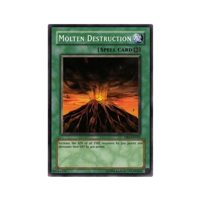 Yu-Gi-Oh! Card DB1-EN061 Molten Destruction | Chaos Cards