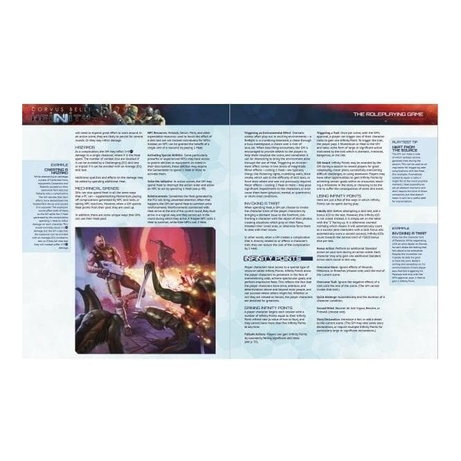 Infinity RPG: Core Rule Book (Hardback) | Chaos Cards