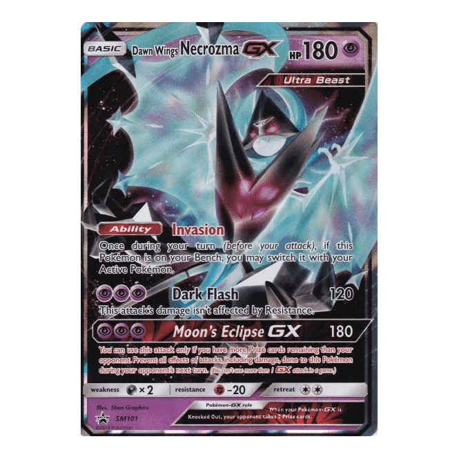 Pokemon Single Promotional Card - Dawn Wing Necrozma GX SM101 | Chaos Cards