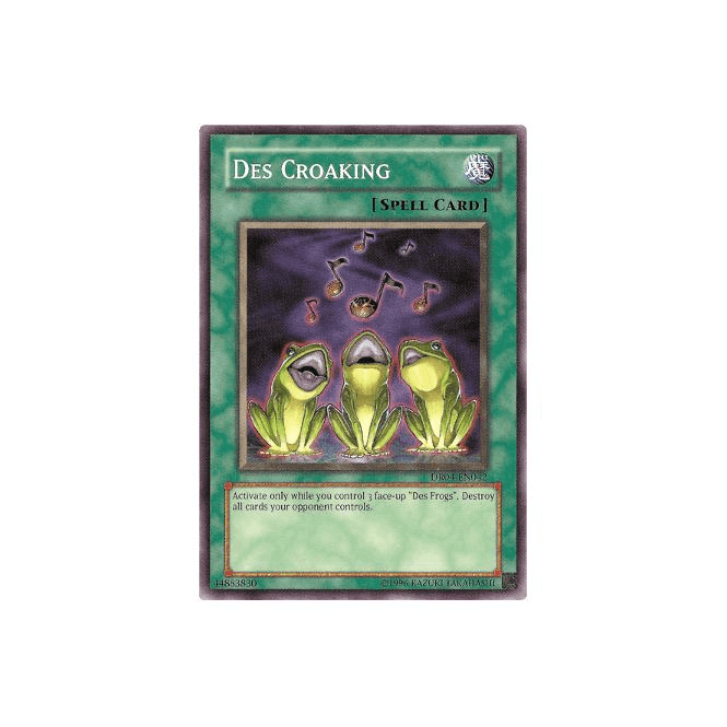 Yu-Gi-Oh! Card DR04-EN042 Des Croaking | Chaos Cards
