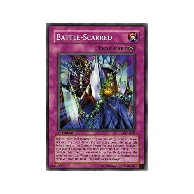 Yu-Gi-Oh! Card DCR-EN097 Battle-Scarred | Chaos Cards
