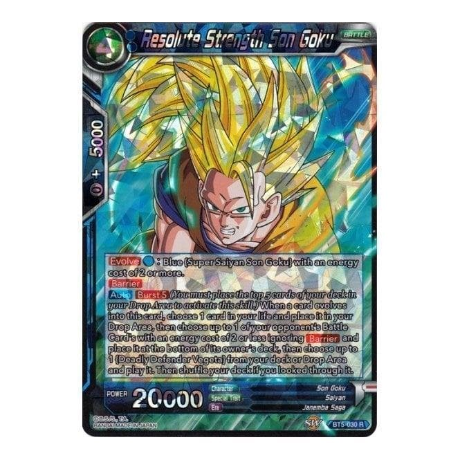 DragonBall Super Card Game - Single Card Miraculous Revival #030 : Resolute Strength Son Goku ...