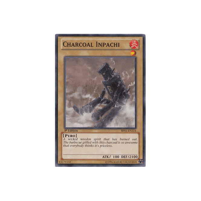 Yu-Gi-Oh! Card DR3-EN001 Charcoal Inpachi | Chaos Cards