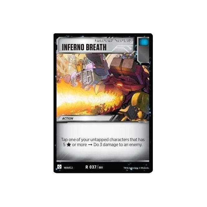 Transformers Trading Card Game - Single Card : Wave 2 #037 : Inferno ...