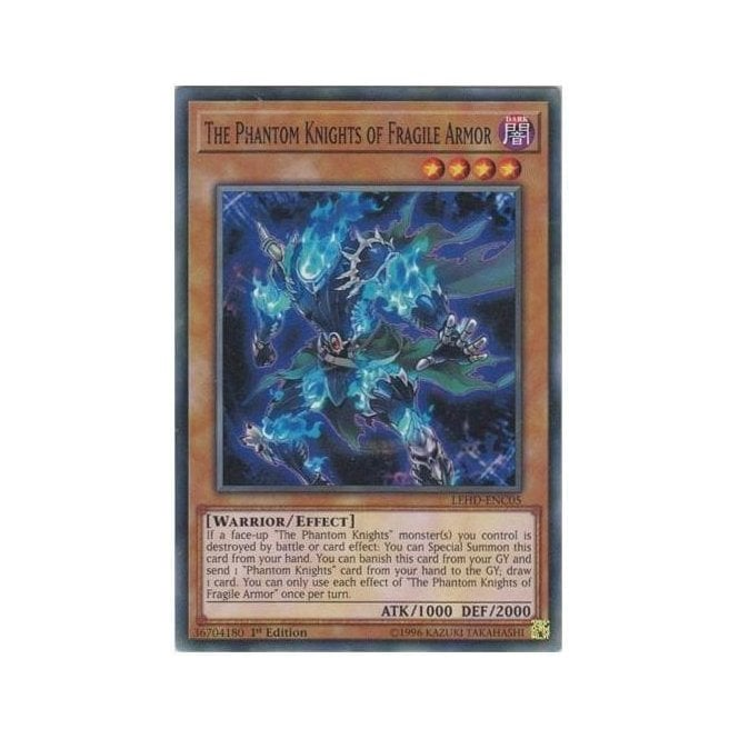 Yu Gi Oh Card Lehd Enc05 The Phantom Knights Of Fragile Armor Common