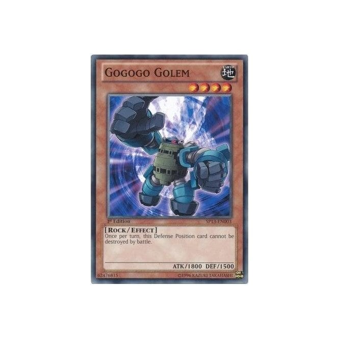 Yu-Gi-Oh! Card SP13-EN003 Gogogo Golem (Common) | Chaos Cards