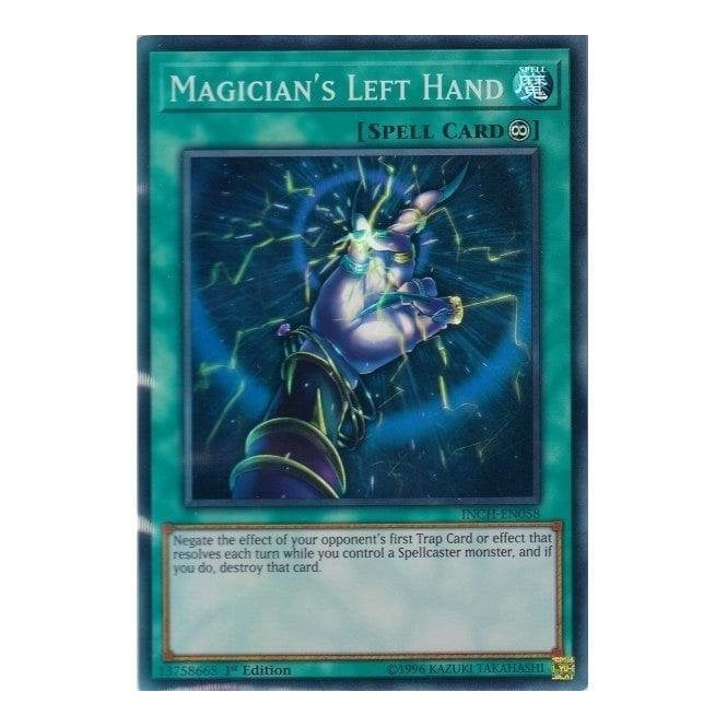 Yu-Gi-Oh! Card INCH-EN058 Magician's Left Hand (Super Rare) | Chaos Cards